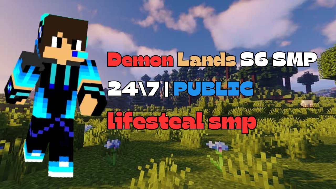 24\7 | PUBLIC SMP MInecraft Demon Lands S6 @GamingArcher1 SMP LifeSteal ...
