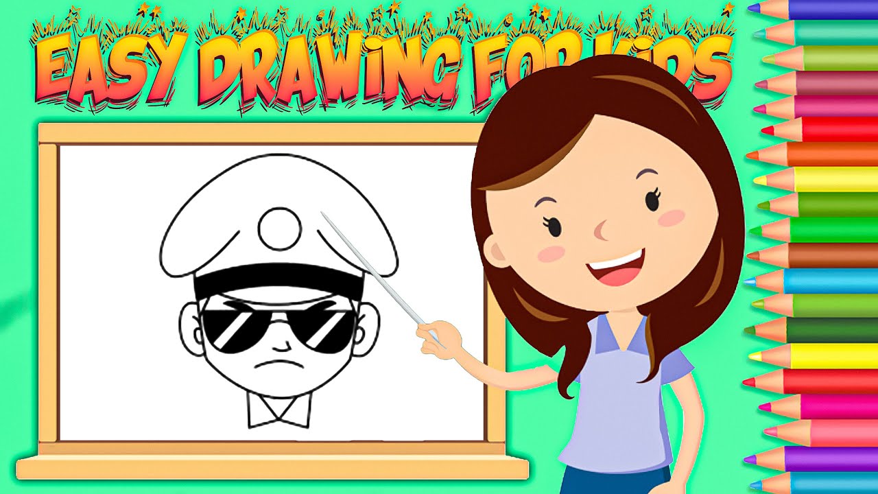 Cartoon Family Drawing, Colouring, Painting for Toddlers, Kid's & Child ...