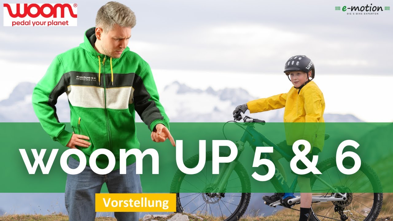 woom UP 5 und woom UP 6 | e-Bikes für Kinder vorgestellt 👶 - YouTube