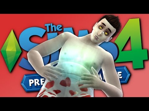 MALE VAMPIRE ALIEN PREGNANCY - The Sims 4 Funny Story #8