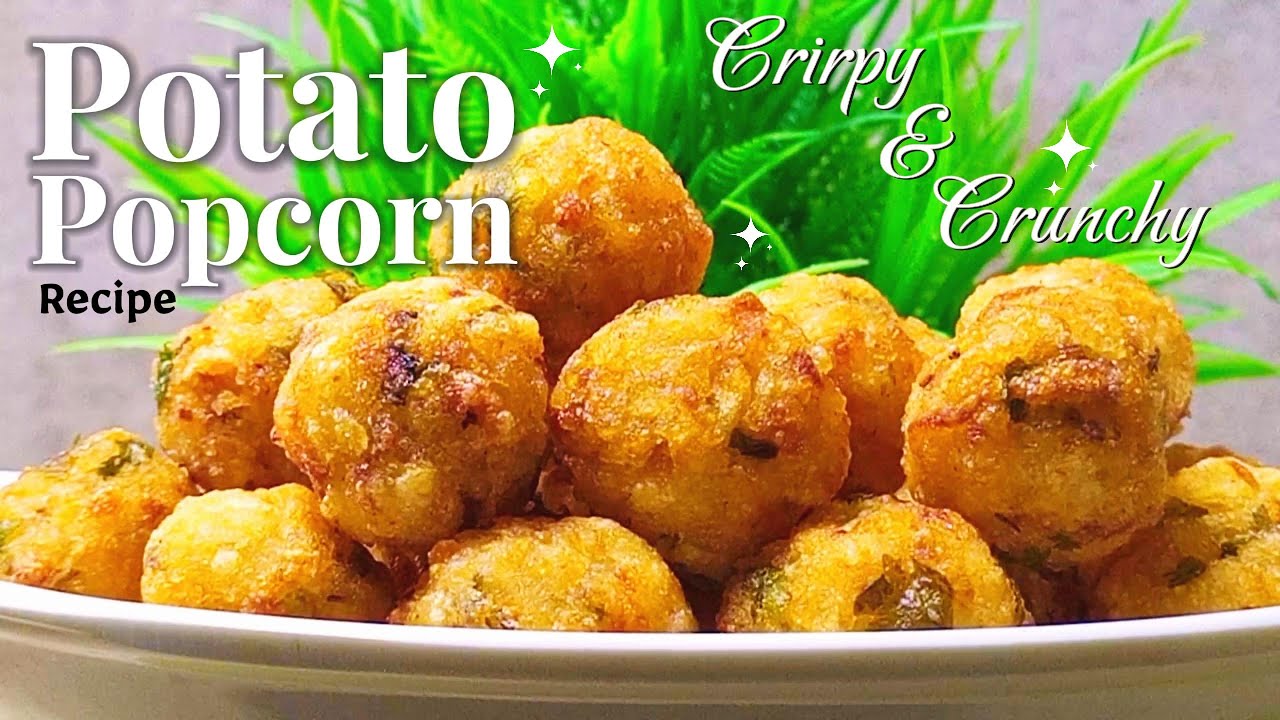 Crispy Potato Popcorn | Potato Popcorn Recipe | Aloo ke Popcorn ...