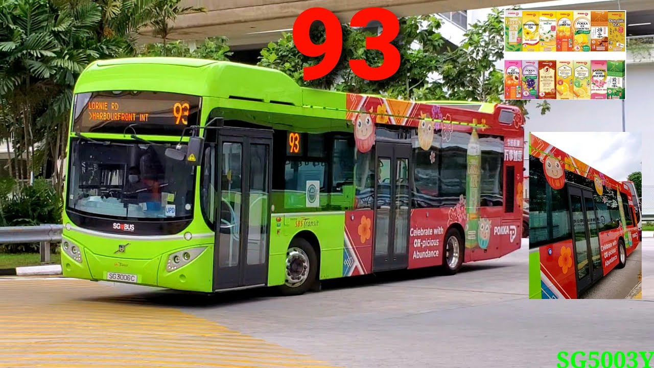 SBST Bus Services 93 [Volvo B5LH MCV eVoRa][Full Trip] - YouTube