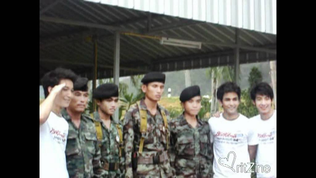 Tono Ritz Gun ถ่ายรูปกับทหารและกลับจริง@โครงการชั่งหัวมัน คนหล่อขอทำดี ...