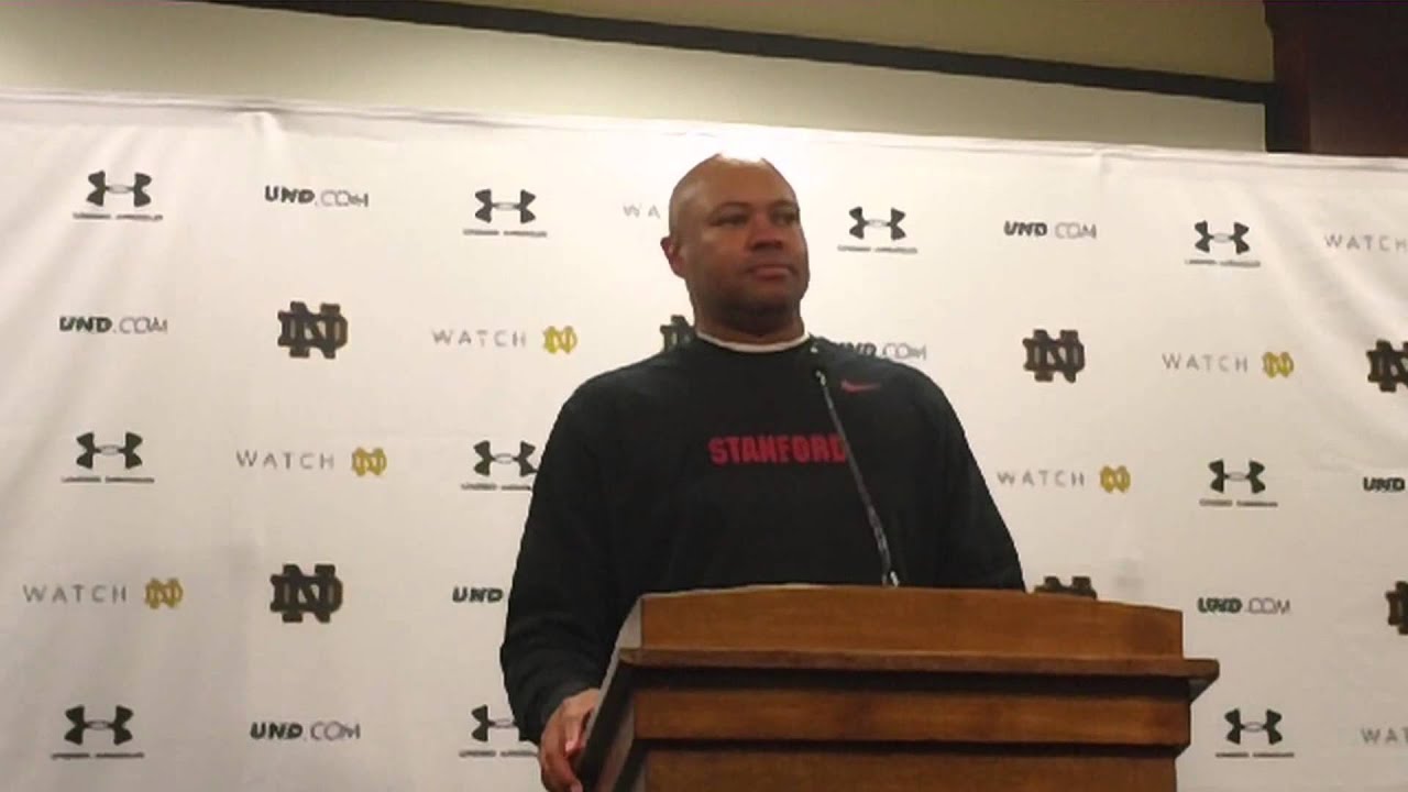 Stanford football coach David Shaw - YouTube