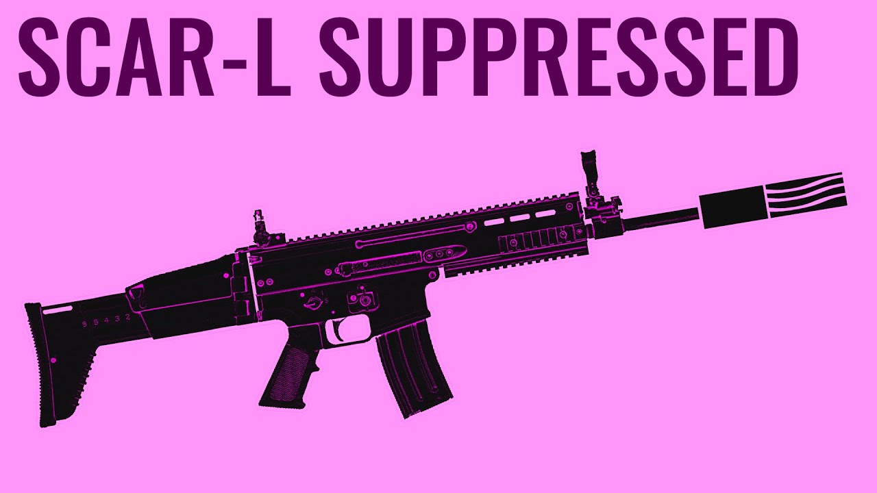 SCAR-L Suppressed - Comparison in 10 Games - YouTube