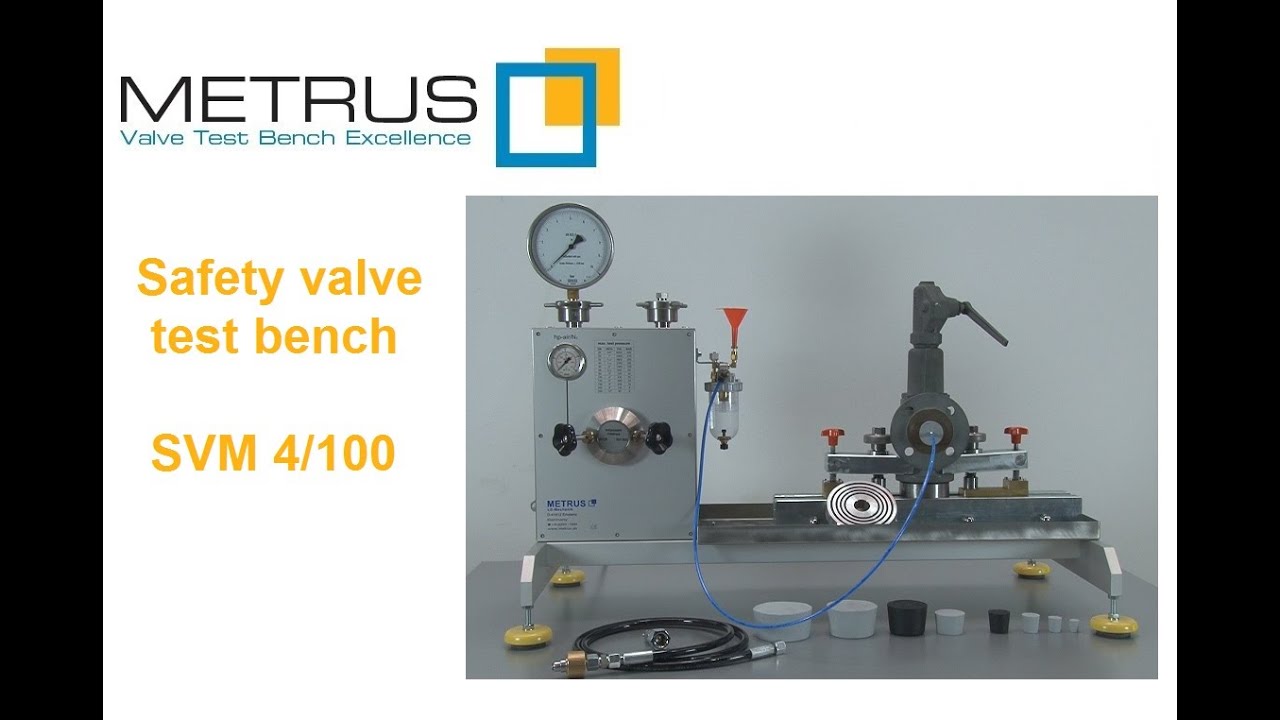 Valve Test Bench / Ventilprüfstand, Armaturenprüfstand - SVM 4/100 ...
