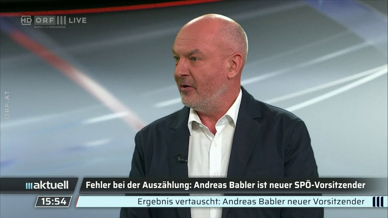 ORF III Aktuell Analyse: 5.06.23 Babler ist SPÖ-Vorsitzender - YouTube