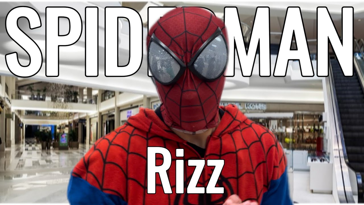 Using Spiderman Rizz at the Mall… (KICKED OUT) - YouTube