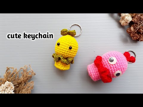 suvenir rajut lucu || crochet keychain - YouTube