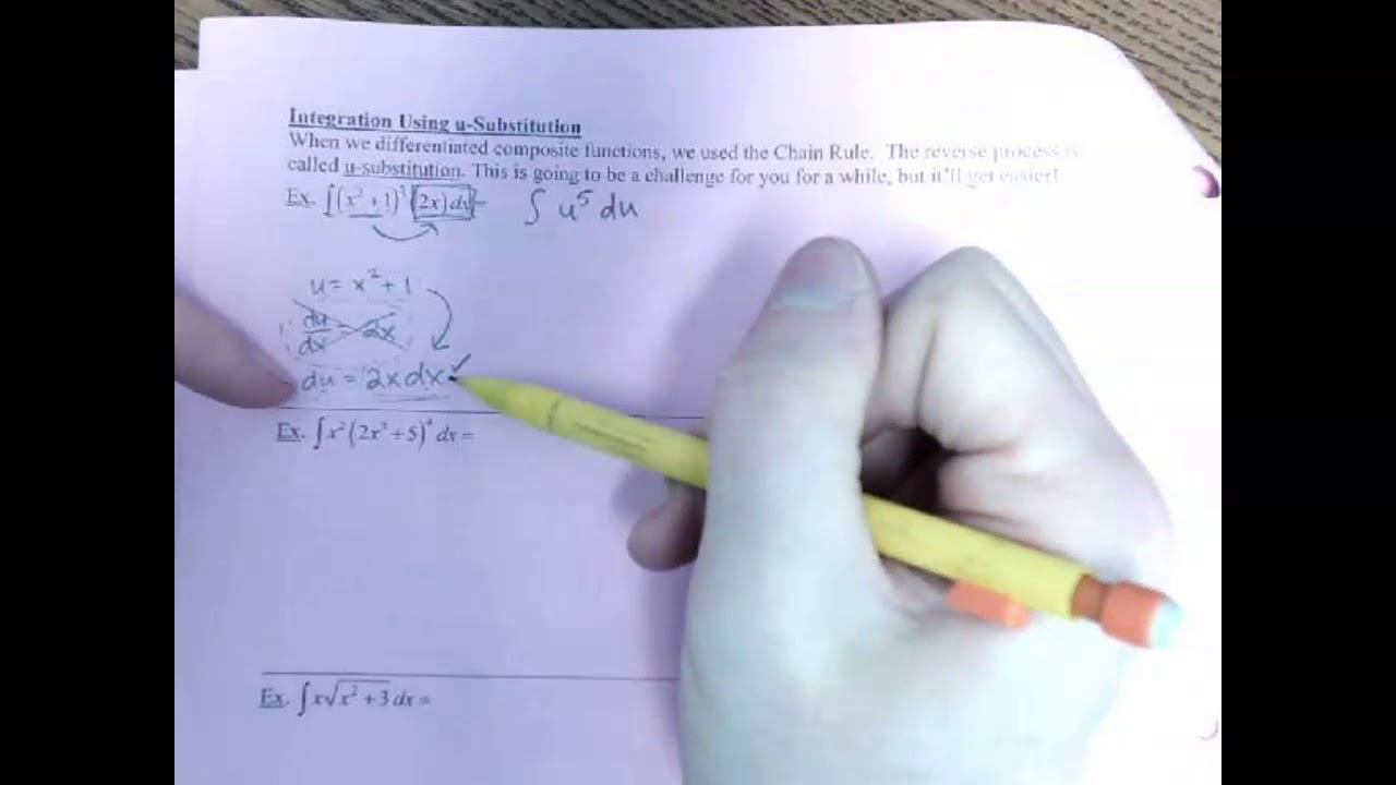 Calculus: U-Sub Part 1 - YouTube