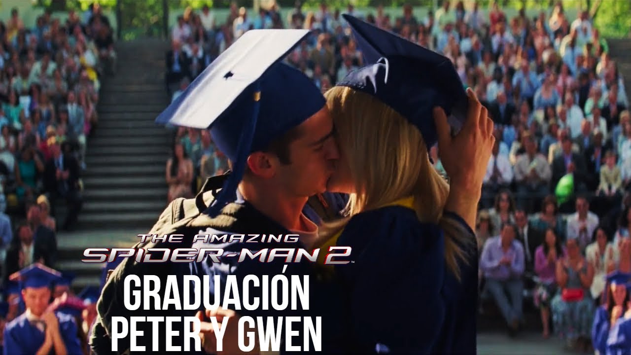 The Amazing Spider-Man 2 | Graduación de Peter y Gwen - YouTube