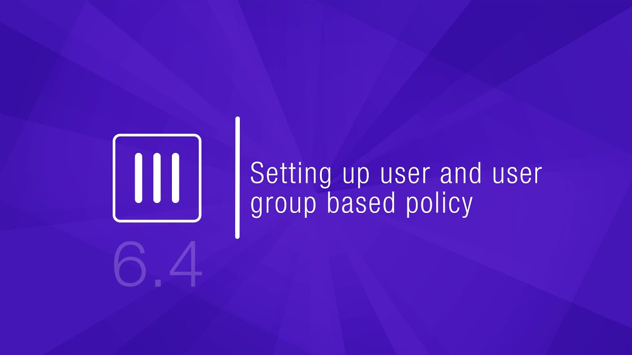 How to Setup User Group Based Firewall Policies - FortiGate - YouTube