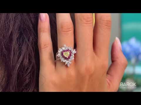 Heart Cut Apricia 18K Yüzük Tanıtımı