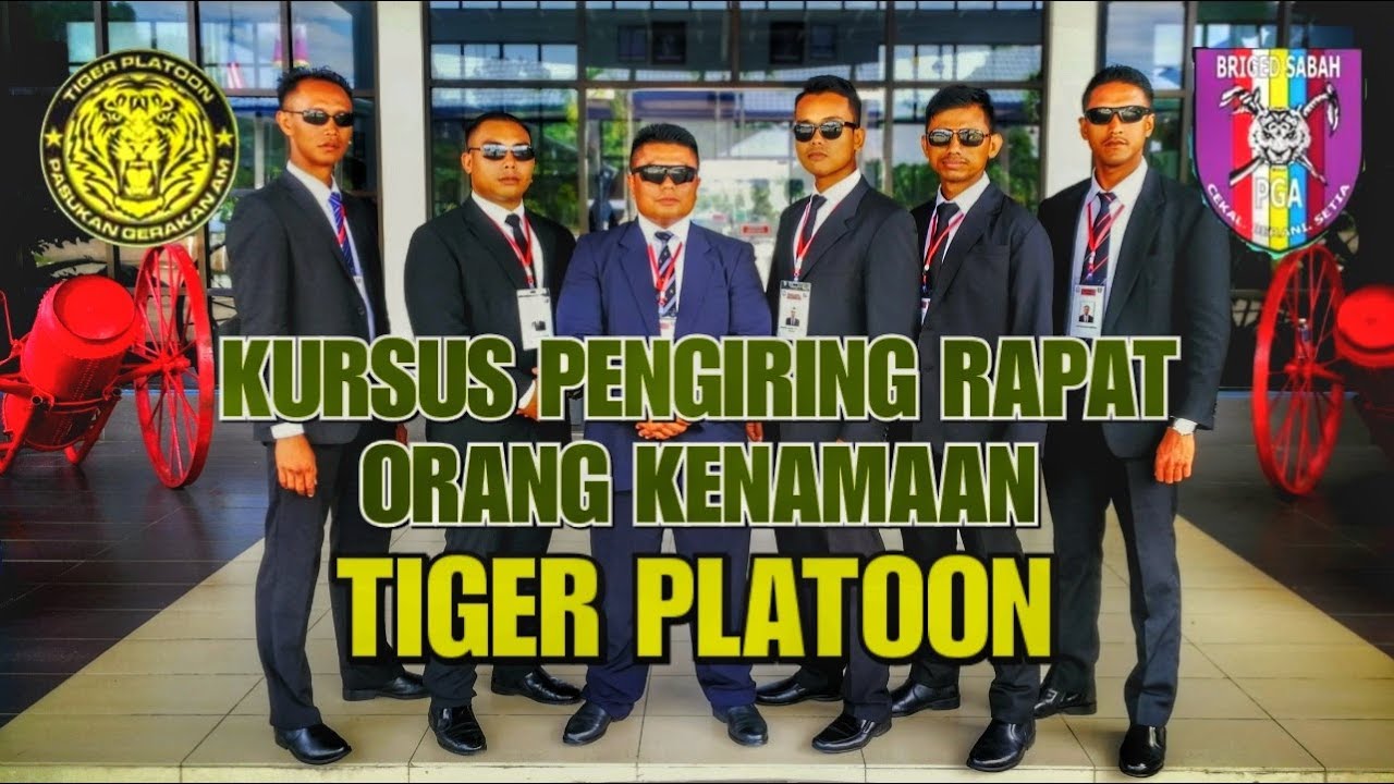Bodyguard - VIP Protection Training - Tiger Platoon PGA (PDRM) - YouTube