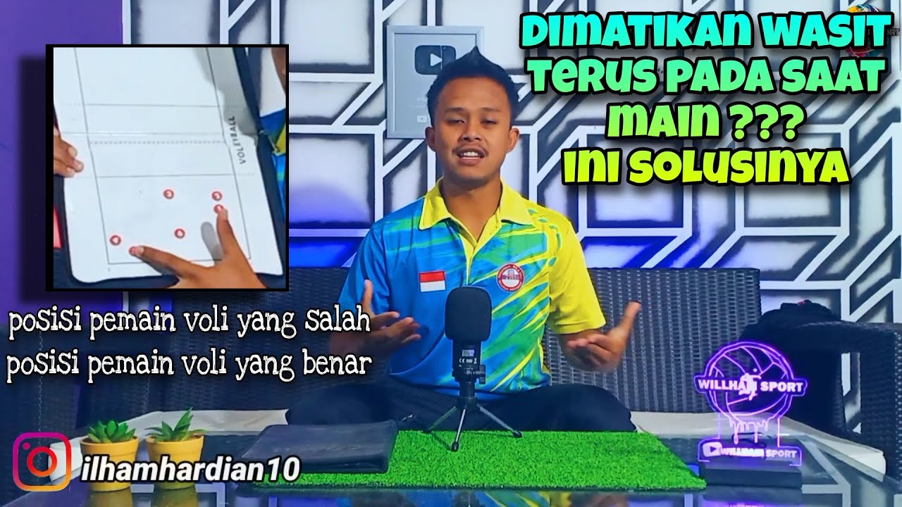 posisi dan rotasi permainan bola voli - YouTube
