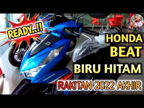 NEW HONDA BEAT WARNA BARU 2022 😱 Biru Hitam / Techno Blue Black - YouTube