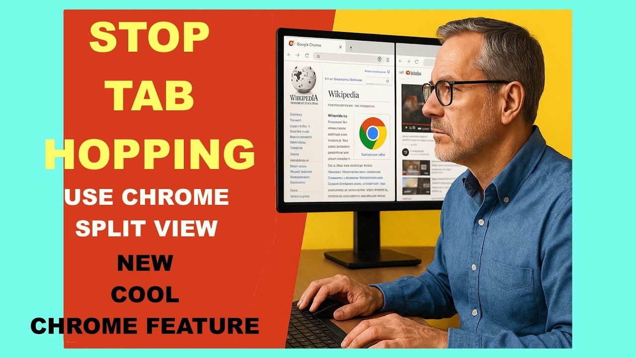 Stop Tab Hopping! Use Chrome Split View for 2 Tabs at Once - YouTube