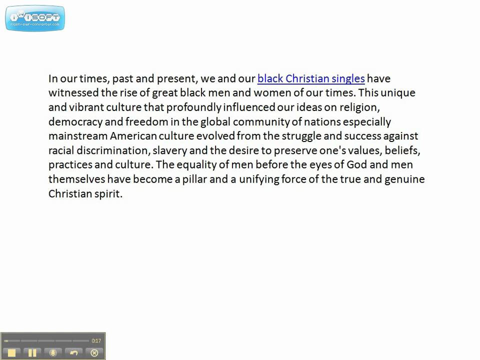 Black Christian Singles - Models for Our Christian Living - YouTube