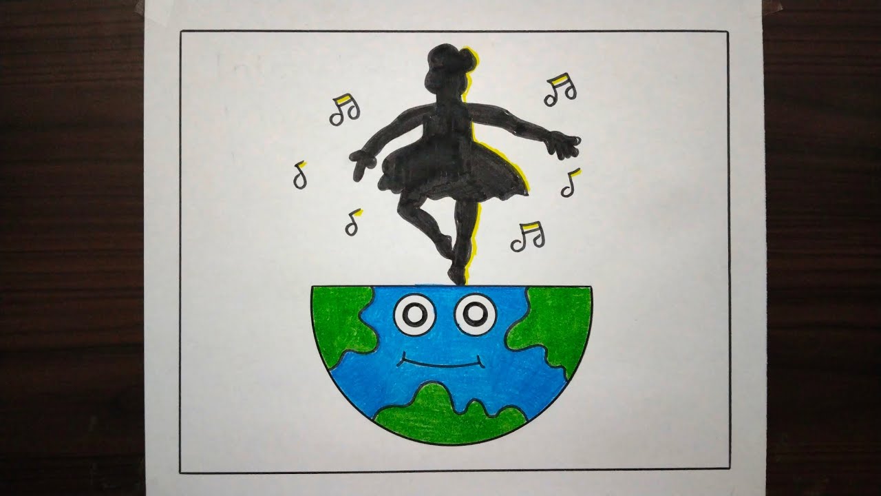 International Dance Day Drawing / International Dance Day poster ...
