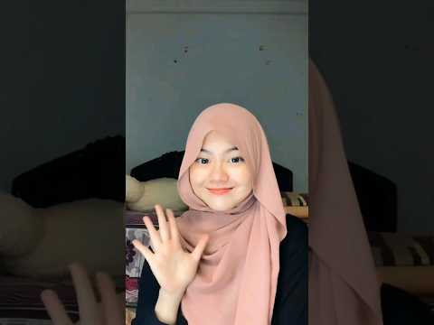 Tutorial hijab pashmina ala kak Una by:nadykhtnaptr| #tutorialhijab #una #pashmina