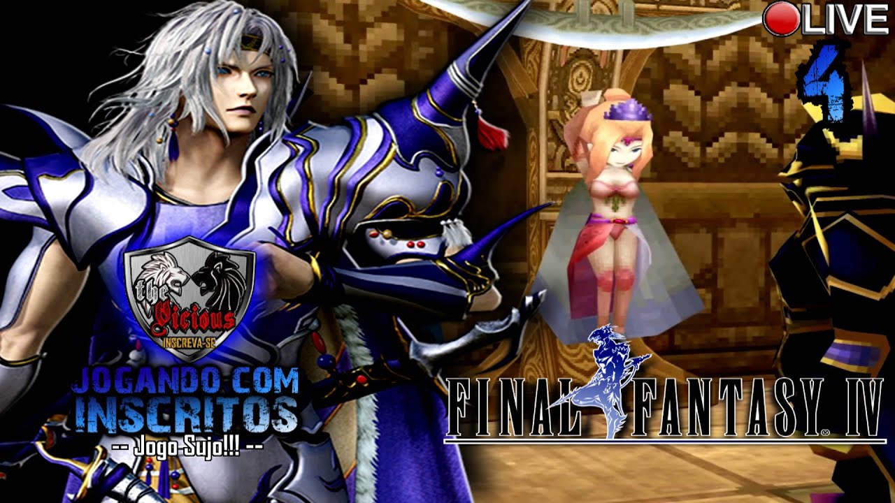 🔴 FINAL FANTASY IV #4 | "O Sacrifício de Palom e Porom!!!" [Nintendo DS ...