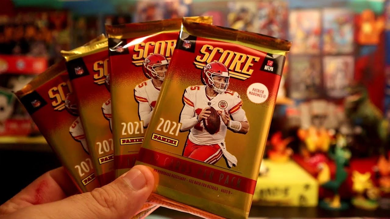 2021 Score Football Retail Packs (4) #FOLL88 - YouTube