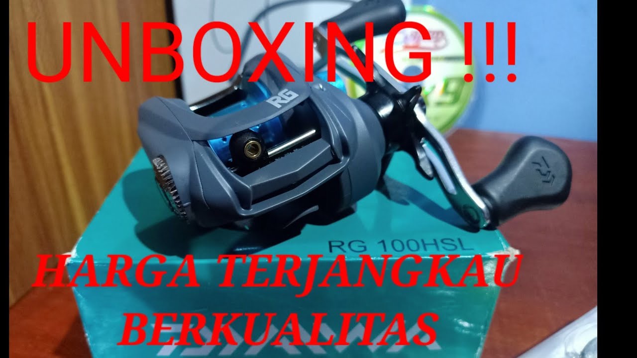 UNBOXING !!! REEL HARGA TERJANGKAU DAN BERKUALITAS !! COCOK UNTUK ...
