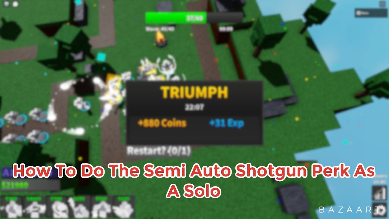 (Outdated) CTD - How To Do The Semi Auto Shotgun Perk As a Solo - YouTube