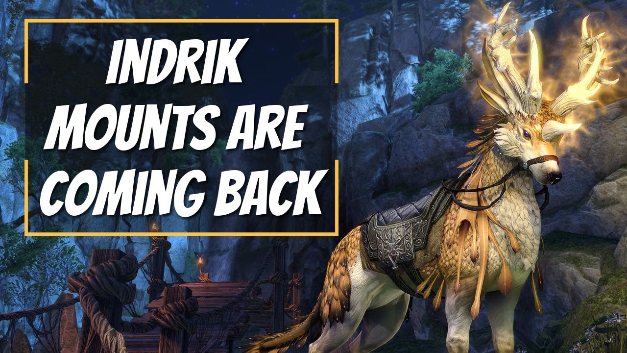 🦌Indrik Mounts Are Coming Back To The Elder Scrolls Online - YouTube