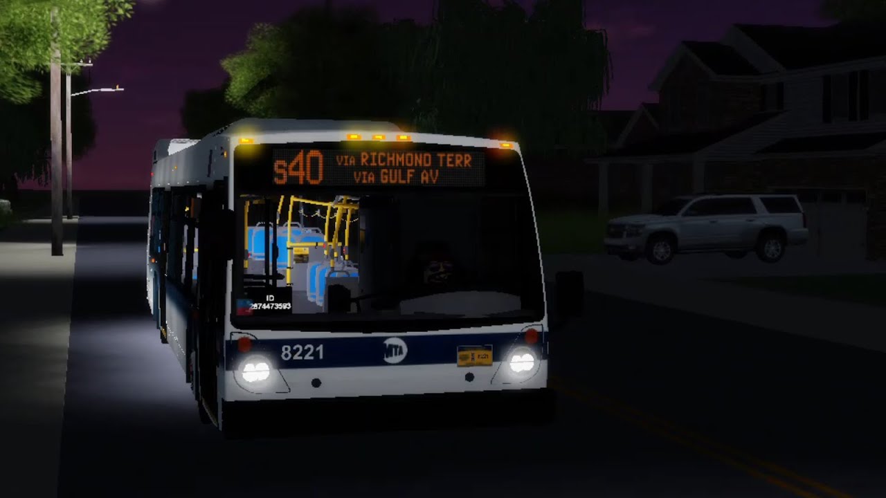 MTA Roblox Busses | MTA bus #8221 on the new S40 route! - YouTube