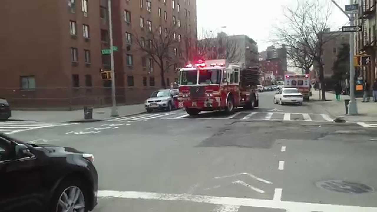 FDNY Engine 83 Taking Up - YouTube