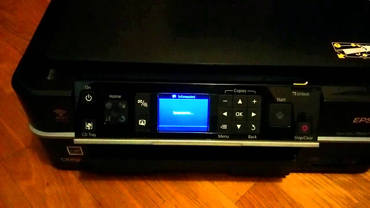 Epson Sylus Photo PX710W - YouTube