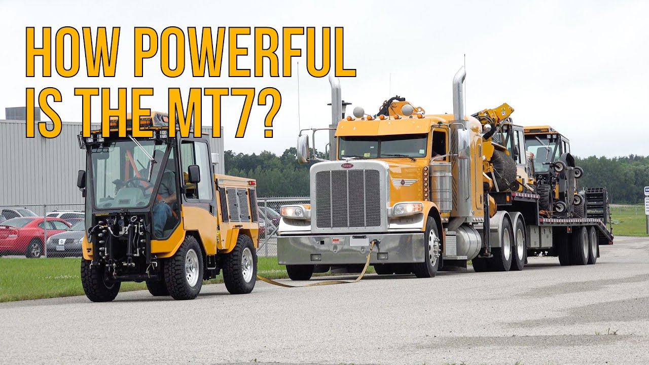 How Powerful is the Trackless MT7 Municipal Tractor? - YouTube