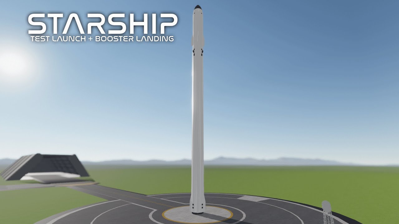 Starship Test Flight - SimpleRockets 2 - YouTube