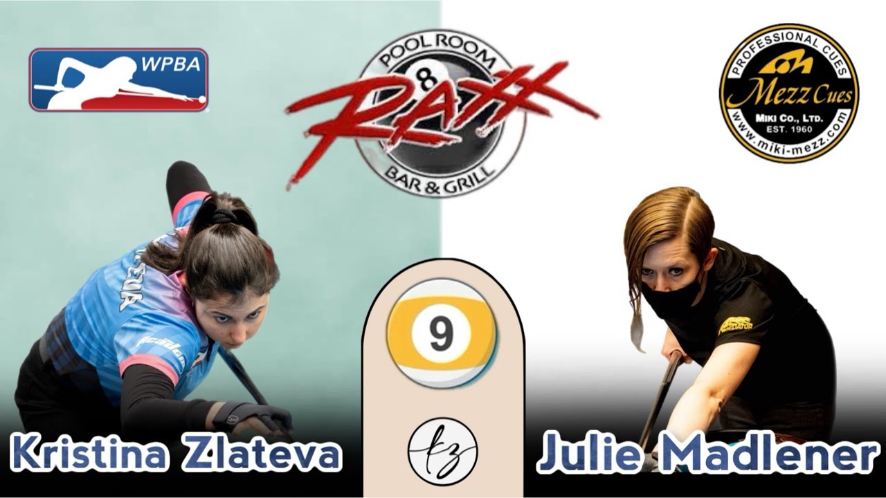 WPBA Raxx 9-ball: Kristina Zlateva vs Julie Madlener - YouTube