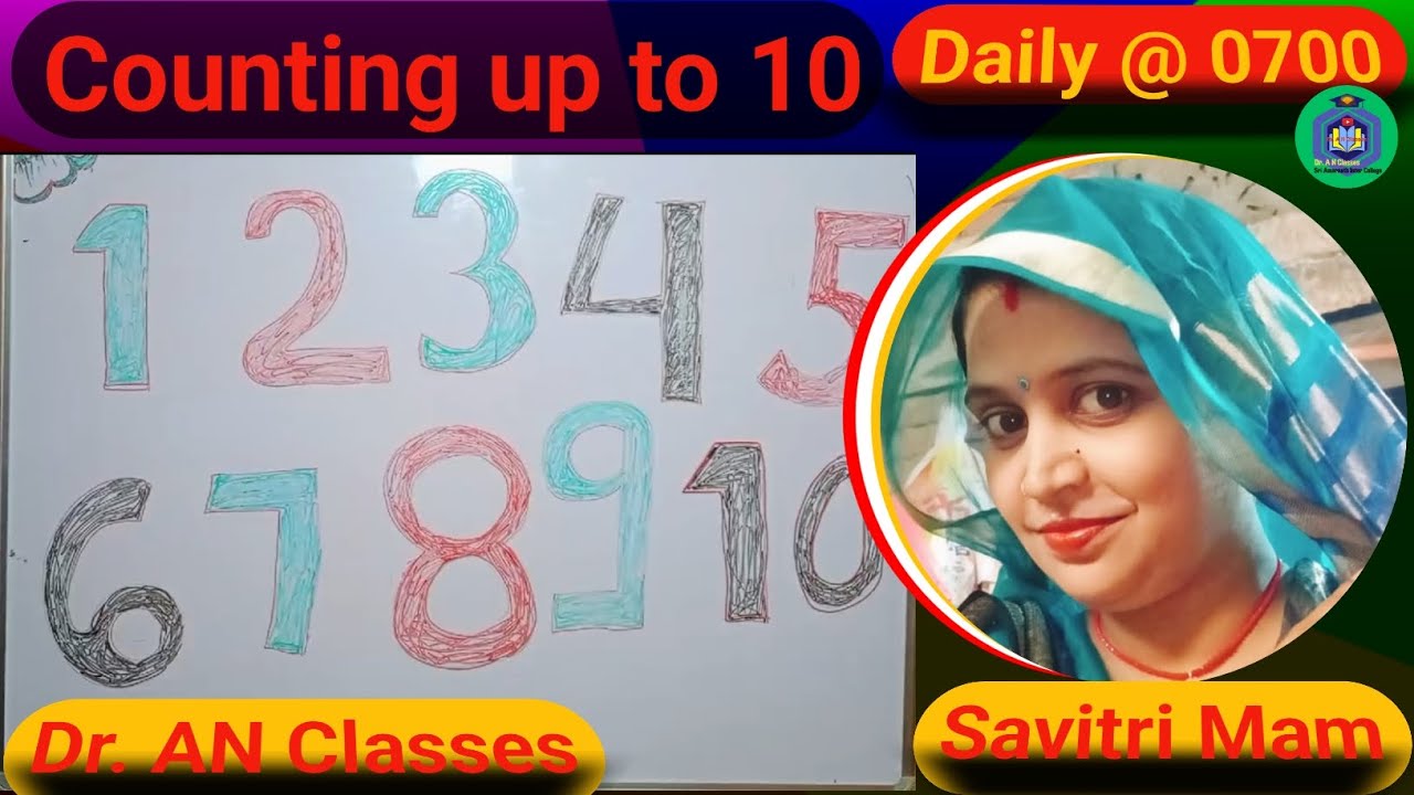 गिनती। 1 to 10 Count Along | Learn Numbers with Fun Rhymes & Animation ...