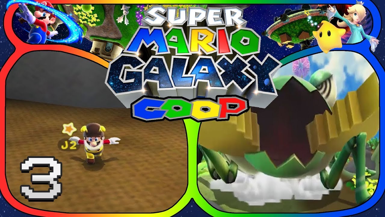 PC l Super Mario Galaxy l Coop l #3 l ¡PODER DE ABEJA Y BOSS ESCARABAJO ...