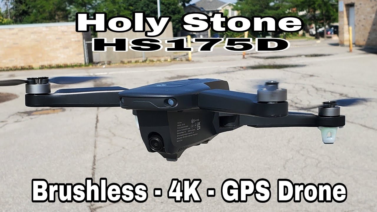 Holy Stone HS175D Brushless, 4K Drone Flight - YouTube