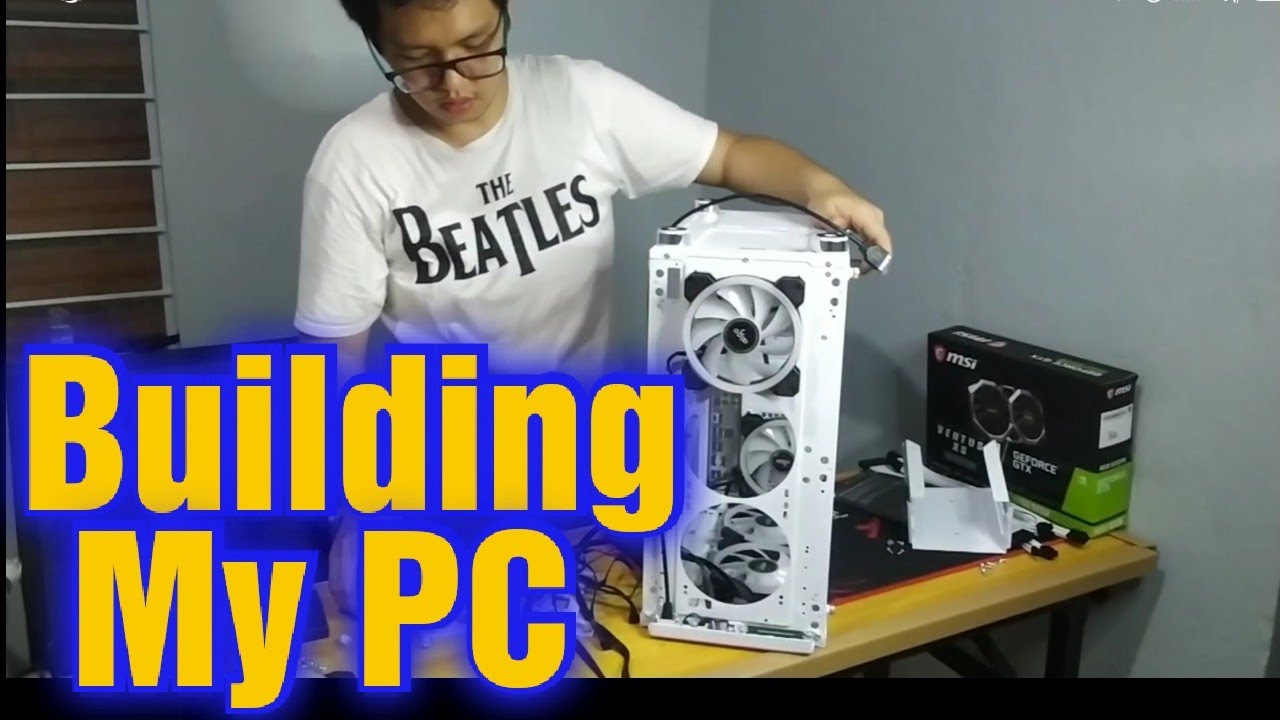 First time building a PC | My DIY PC build - Timelapse - YouTube