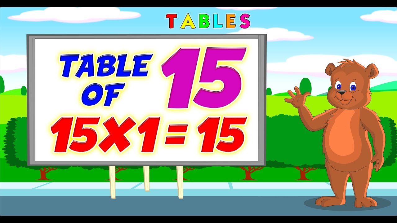 Learn Multiplication Table 15 X 1 15 15 Th Table Fun Learn Learn Multiplication Table 15 X 1 15 15 Th Table Fun Learn