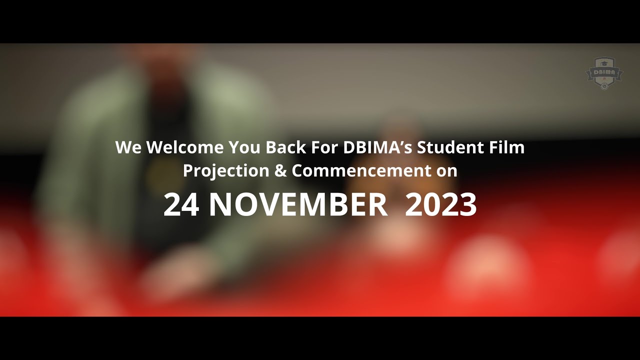DBIMA Student Projection 2023 - YouTube