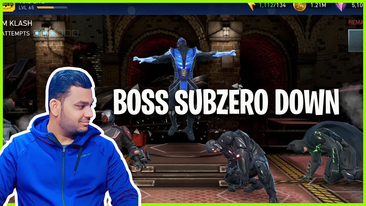 Injustice 2 Mobile | Boss Sub zero Down | Rewards Realm Klash - YouTube