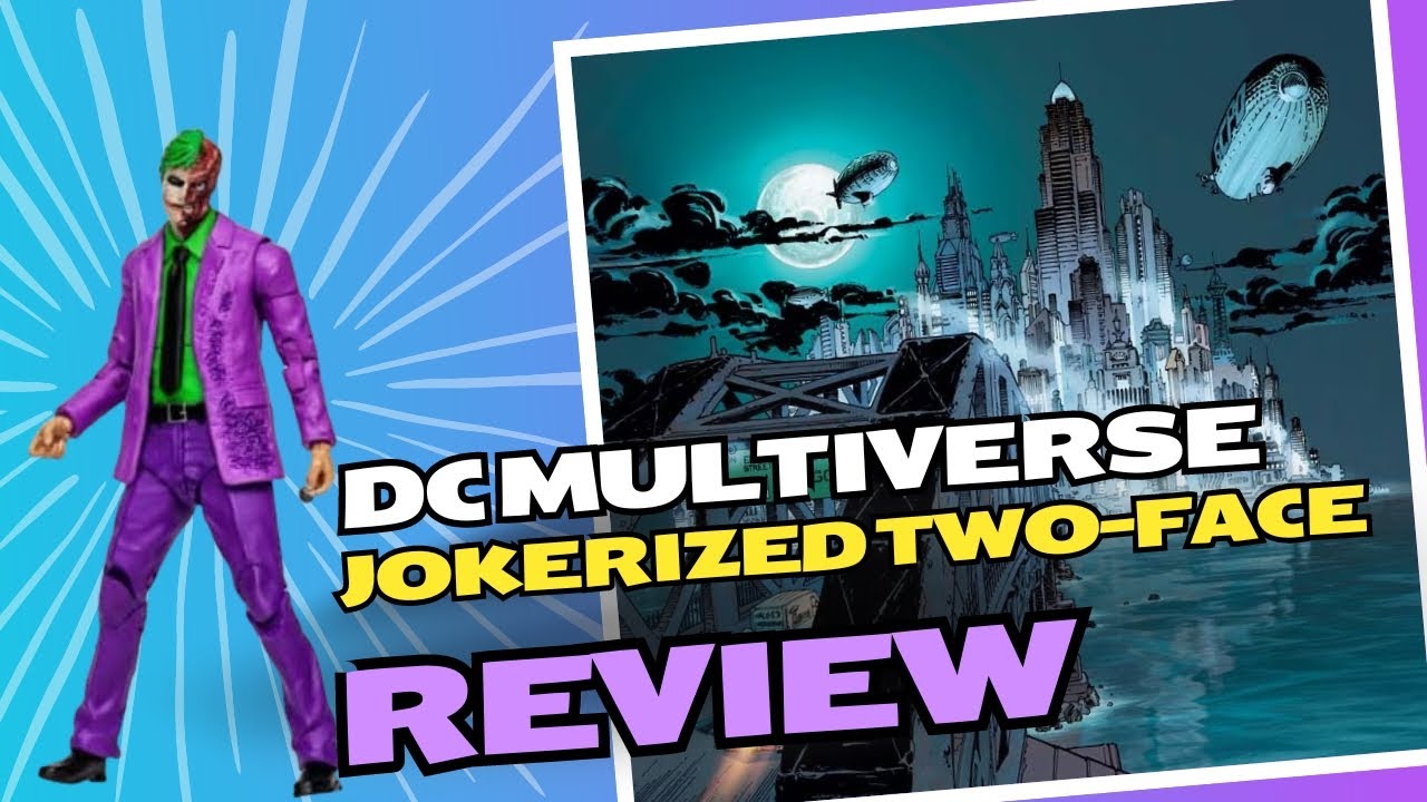 DC Multiverse The Dark Knight Rises: Jokerized Two-Face 7-inch Figure ...