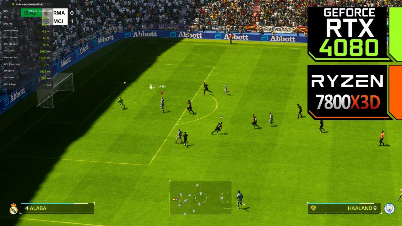 EA Sports FC 24 Online l RTX 4080 + Ryzen 7 7800X3D l 1440p Ultra ...