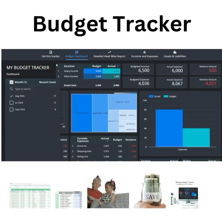 How to automate your personal budget in a few minutes - Monthly Budget ...