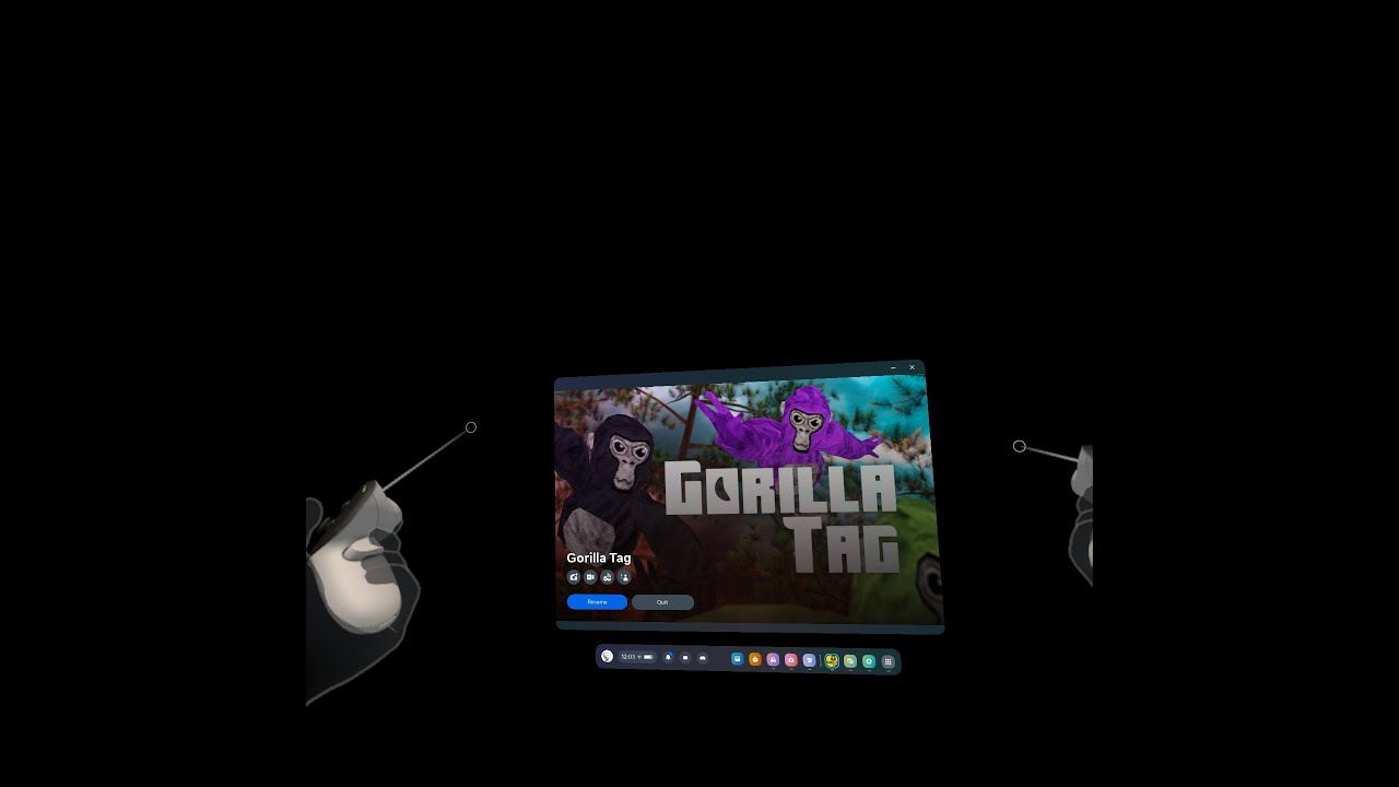 gorilla tag black screen!? - YouTube