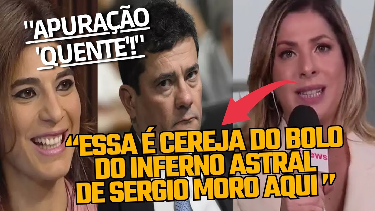 🔥😱ANDRÉIA SADI E DANIELA LIMA DEBOCHAM AO NOTICIAR FURO SOBRE MORO - YouTube