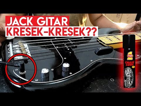 CARA MEMPERBAIKI JACK GITAR ATAU BASS YANG KRESEK KRESEK - YouTube
