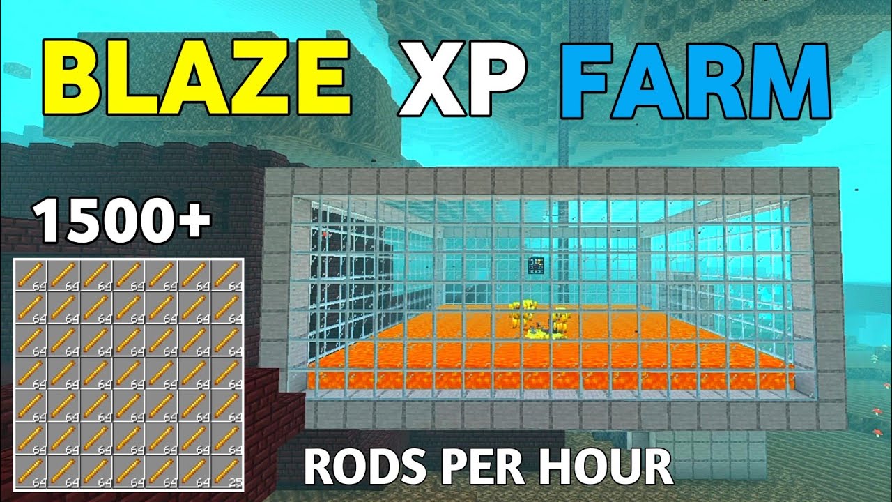 How to make Blaze farm in Minecraft pe 1.19 / 1.19 blaze xp farm /minecraft Survival (mcpe ...