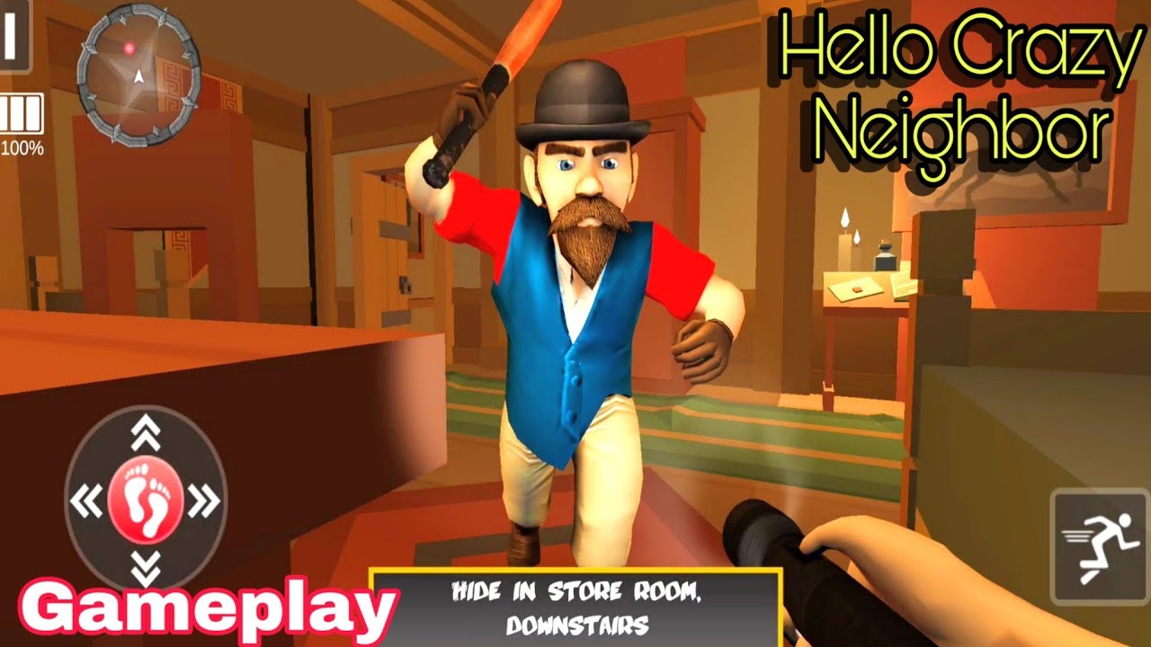 Hello Crazy Neighbor-A Maze Game Free Simulator 3D | Gameplay ...